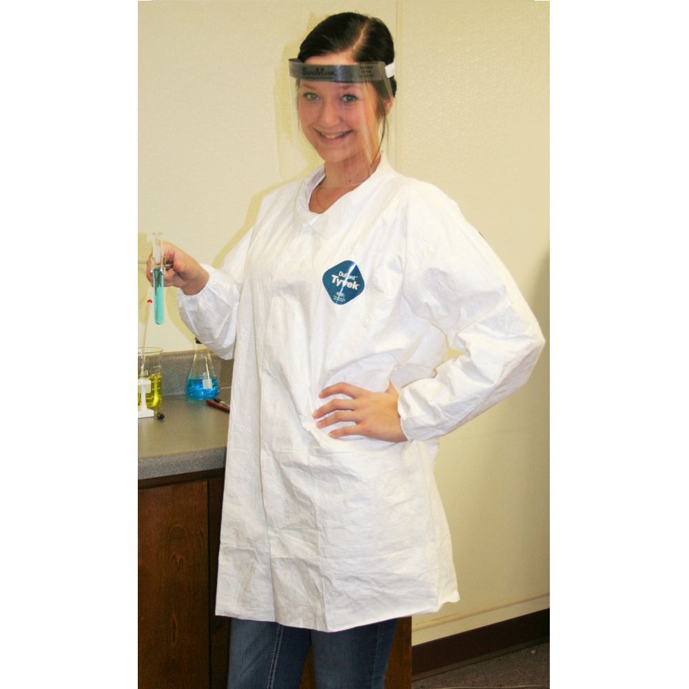 DuPont Tyvek Lab Coats TY211 - CoverallsDirect - Disposable Safety PPE ...