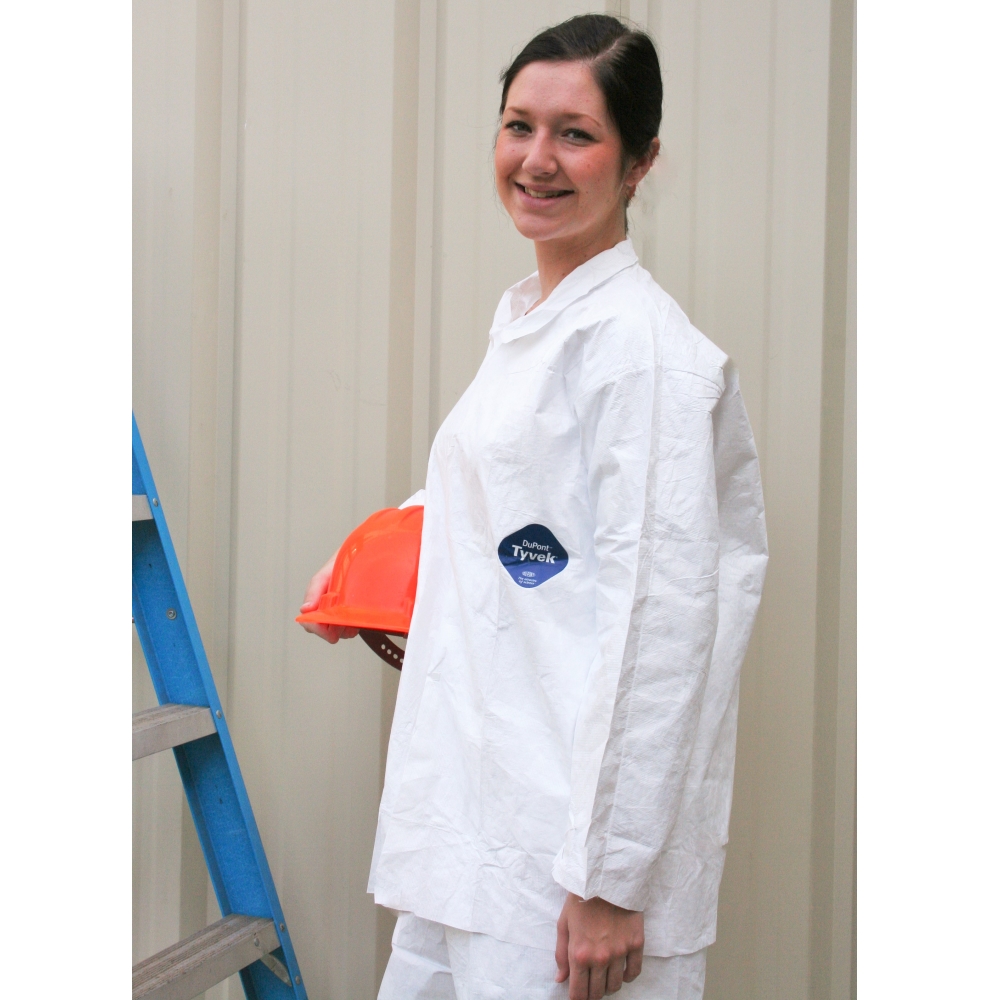 DuPont Tyvek Shirt TY303 - CoverallsDirect - Disposable Safety PPE ...